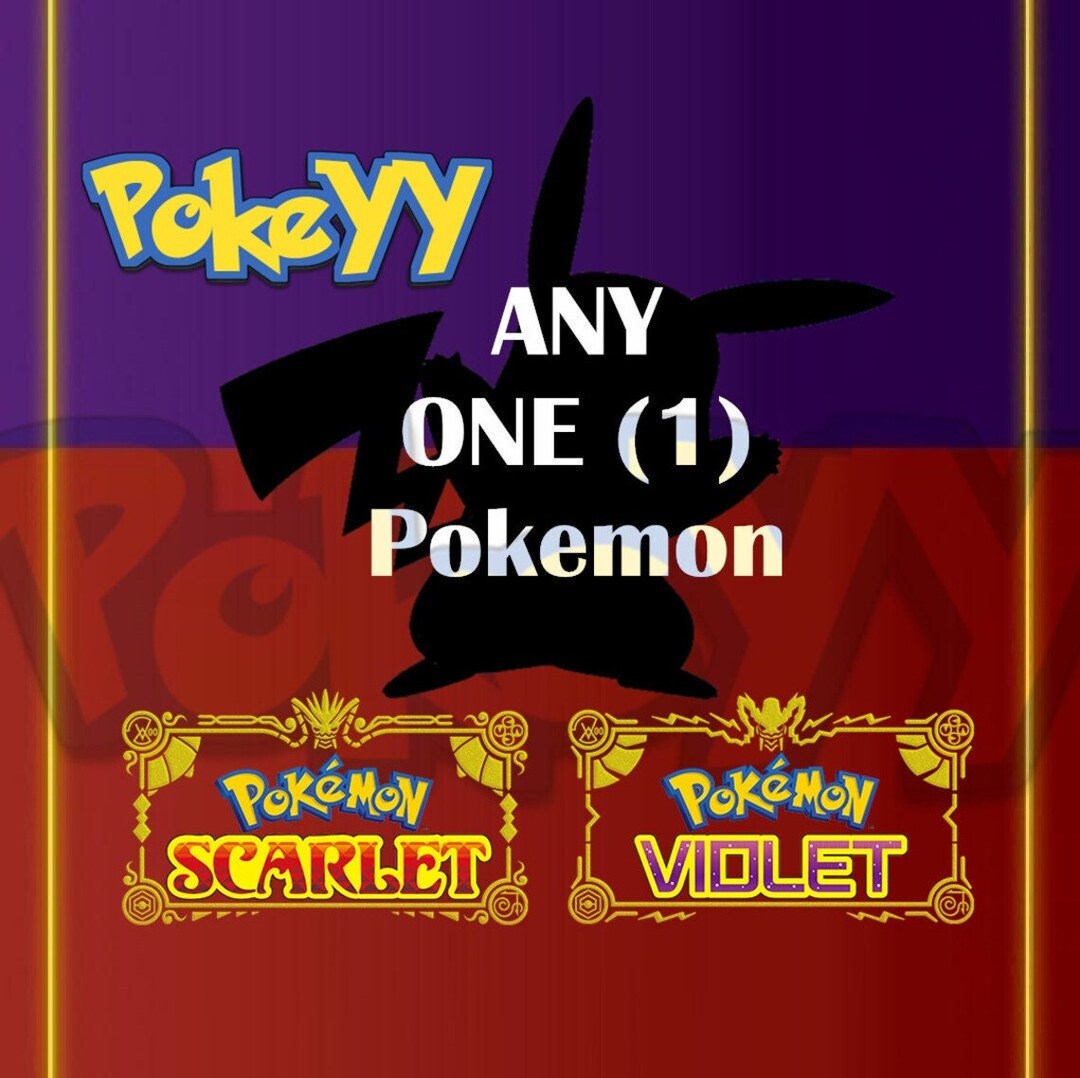 Scvi any ONE1 Pokemon in Game Scarlet / Violet SHINY Eggs Legendary ...