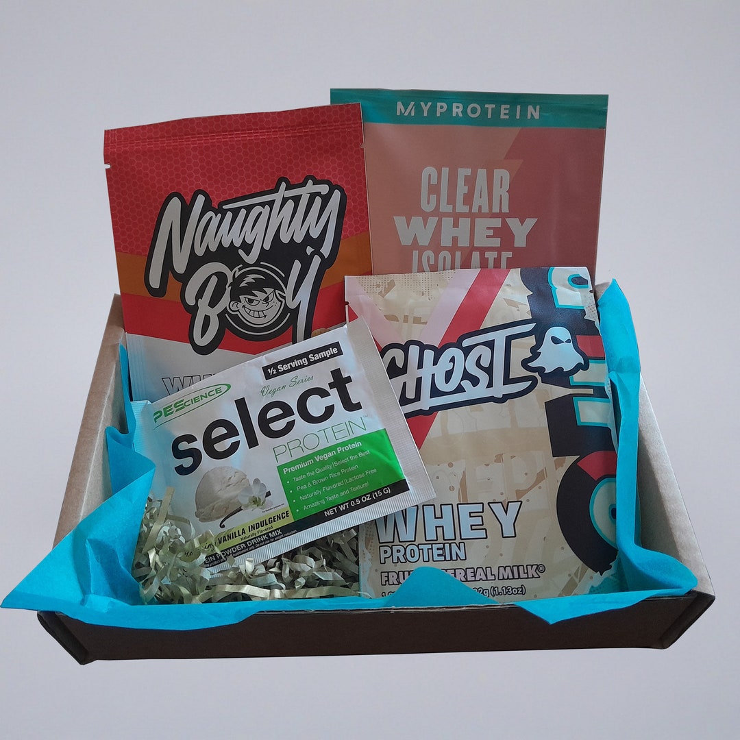Gym Premium Protein Powder Snack Bundle High Protein Gift Gym Gift ...