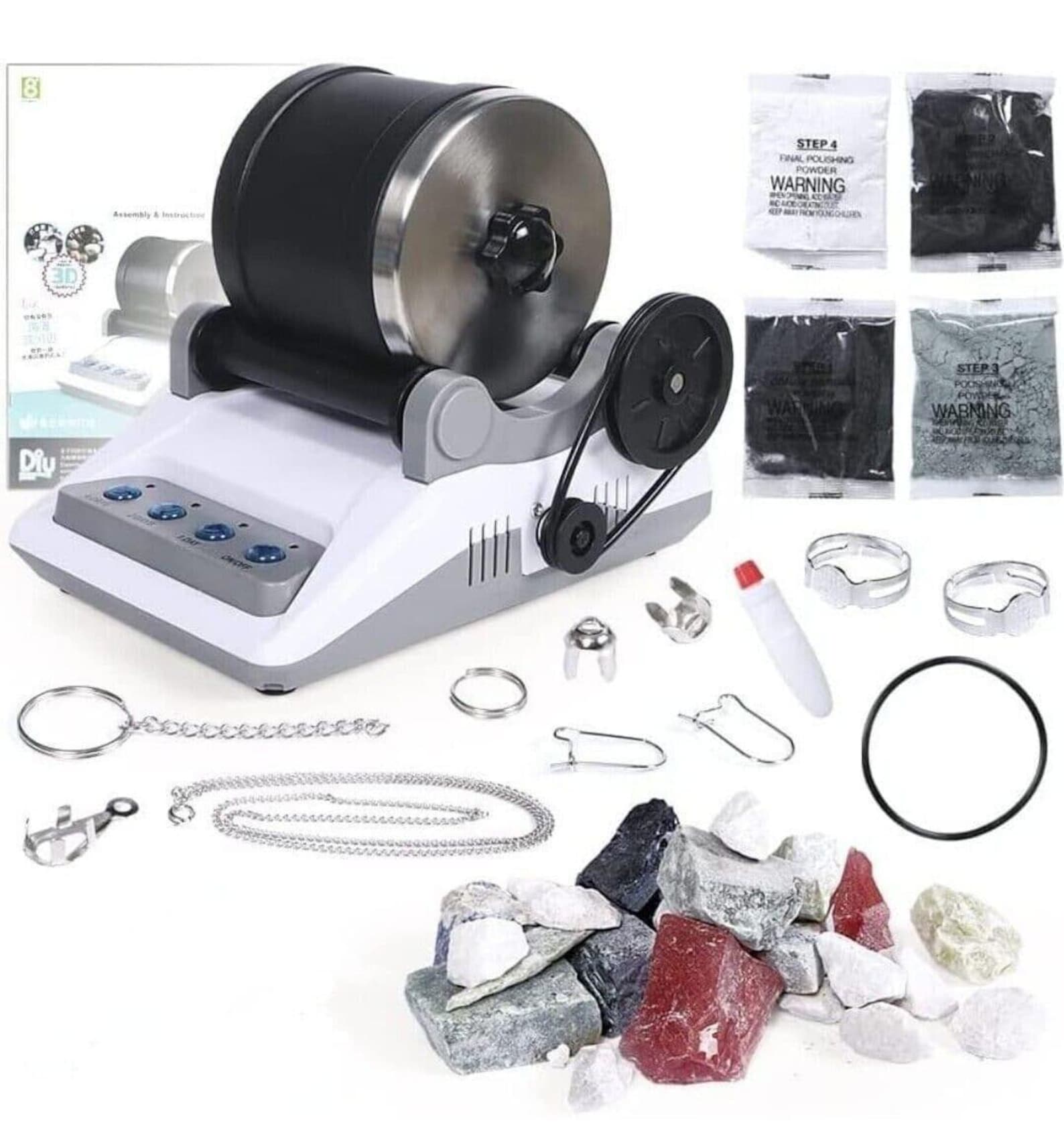 Hobby Rock Tumbler Kit Rock Polisher Starter Kit for Kids & Adult - Etsy