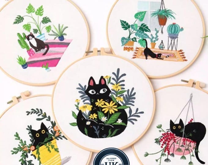 Meow Cats Cross Stitch Kit by Bothy Threads - Etsy