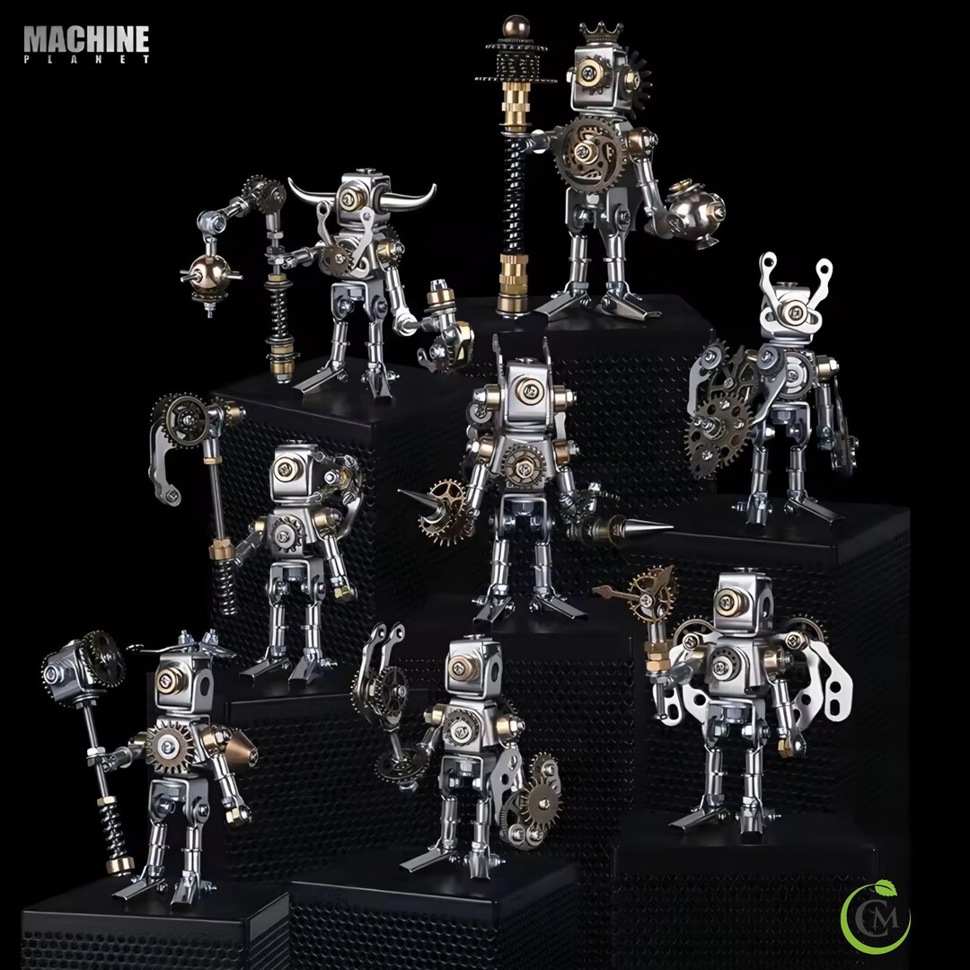 Metal Mechanical Saints 3D Metal Puzzle - DIY Steel & Leather Model Kit ...