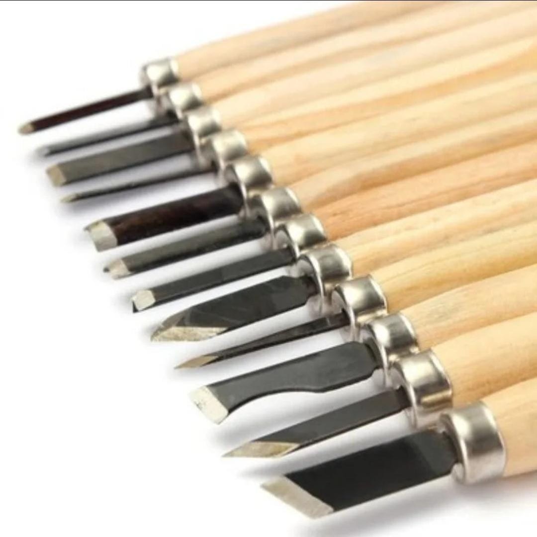 Wood Carving Chisel Set: 12-piece Professional Hand Tools - Etsy