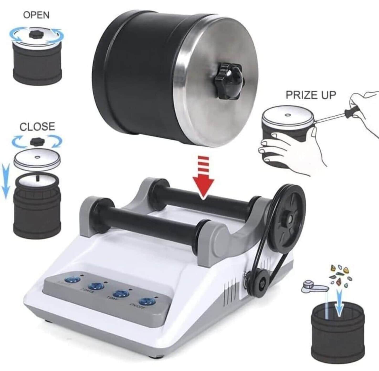 Hobby Rock Tumbler Kit Rock Polisher Starter Kit for Kids & Adult - Etsy