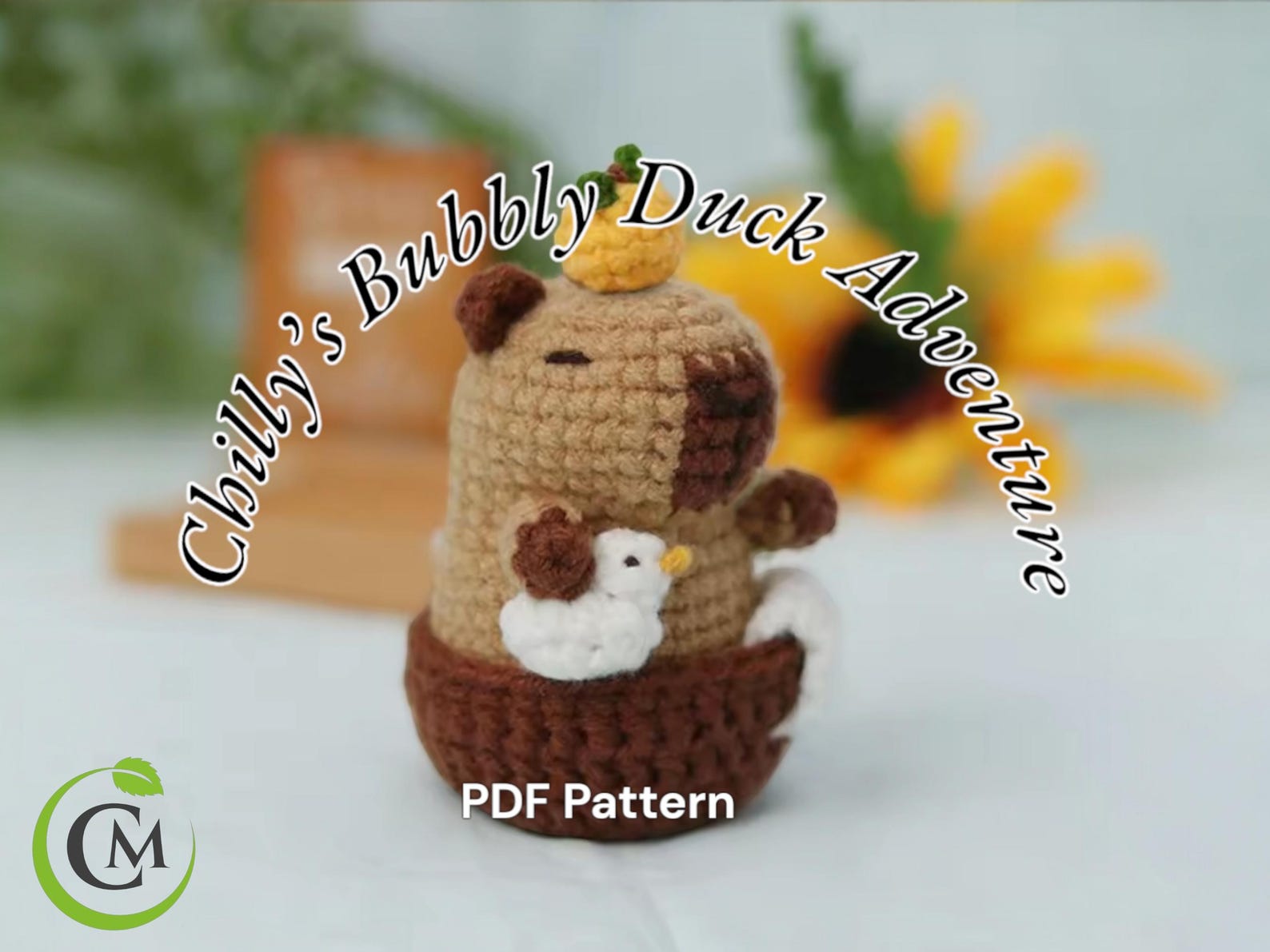 Digital Capybara Chilly’s Bubbly Duck Adventure | Pdf Animal Crochet ...