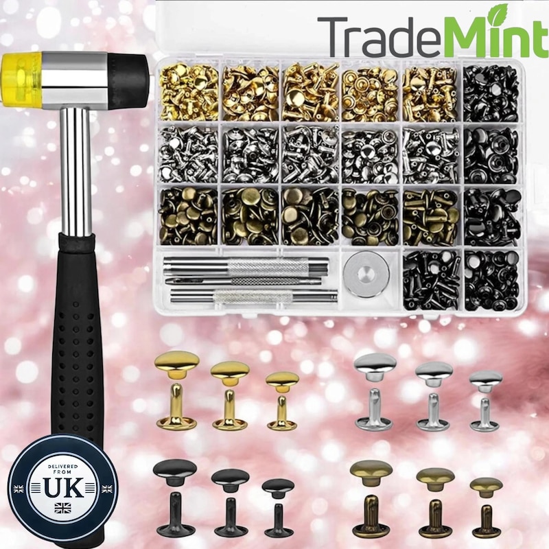 Leather Rivet Tool Kit - Etsy UK