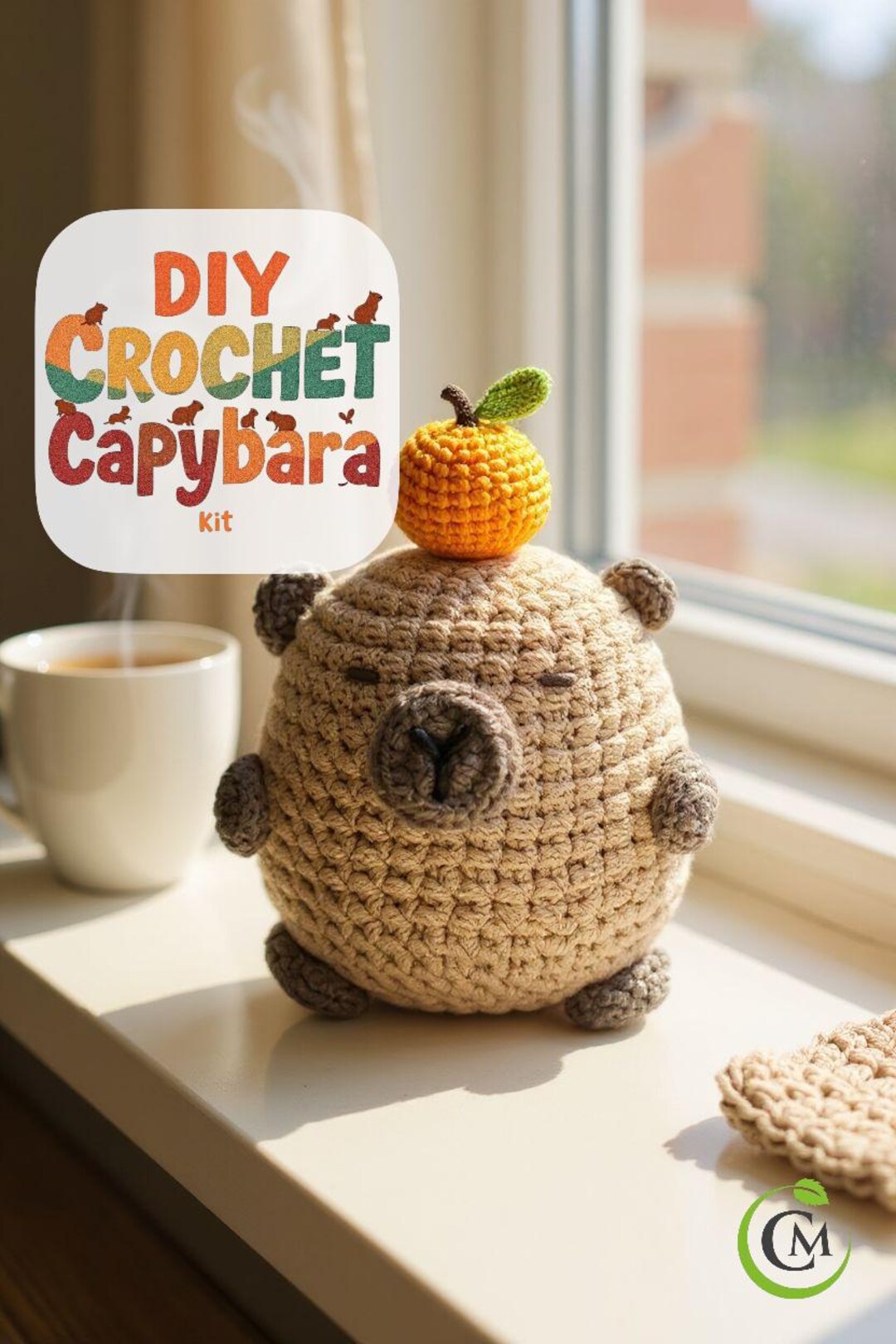Capybara Crochet Kit - DIY Amigurumi Animal Crochet Kit for Beginners ...