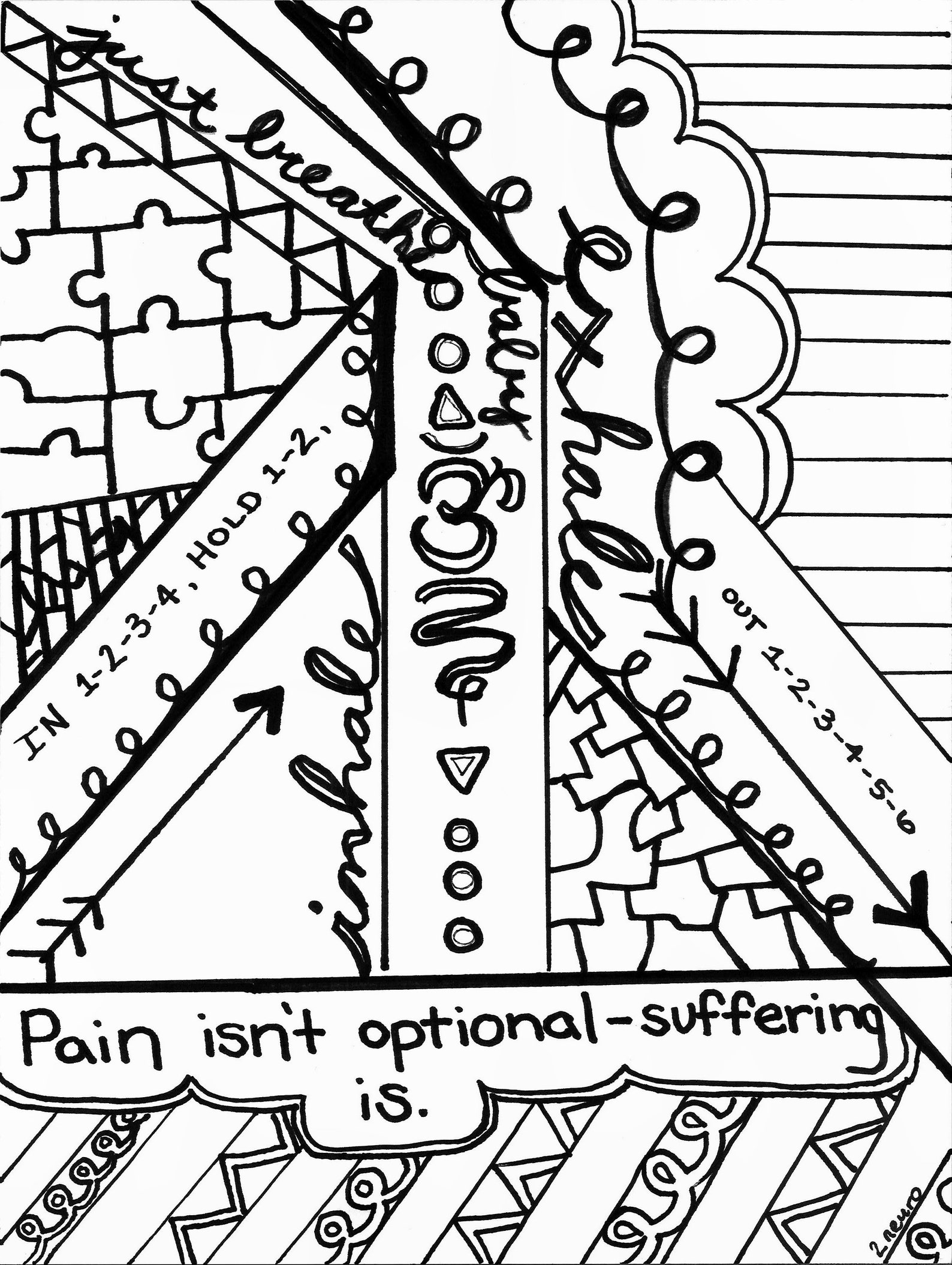 Second Volume of FIVE! Self Care Coloring Pages - Printable - Etsy