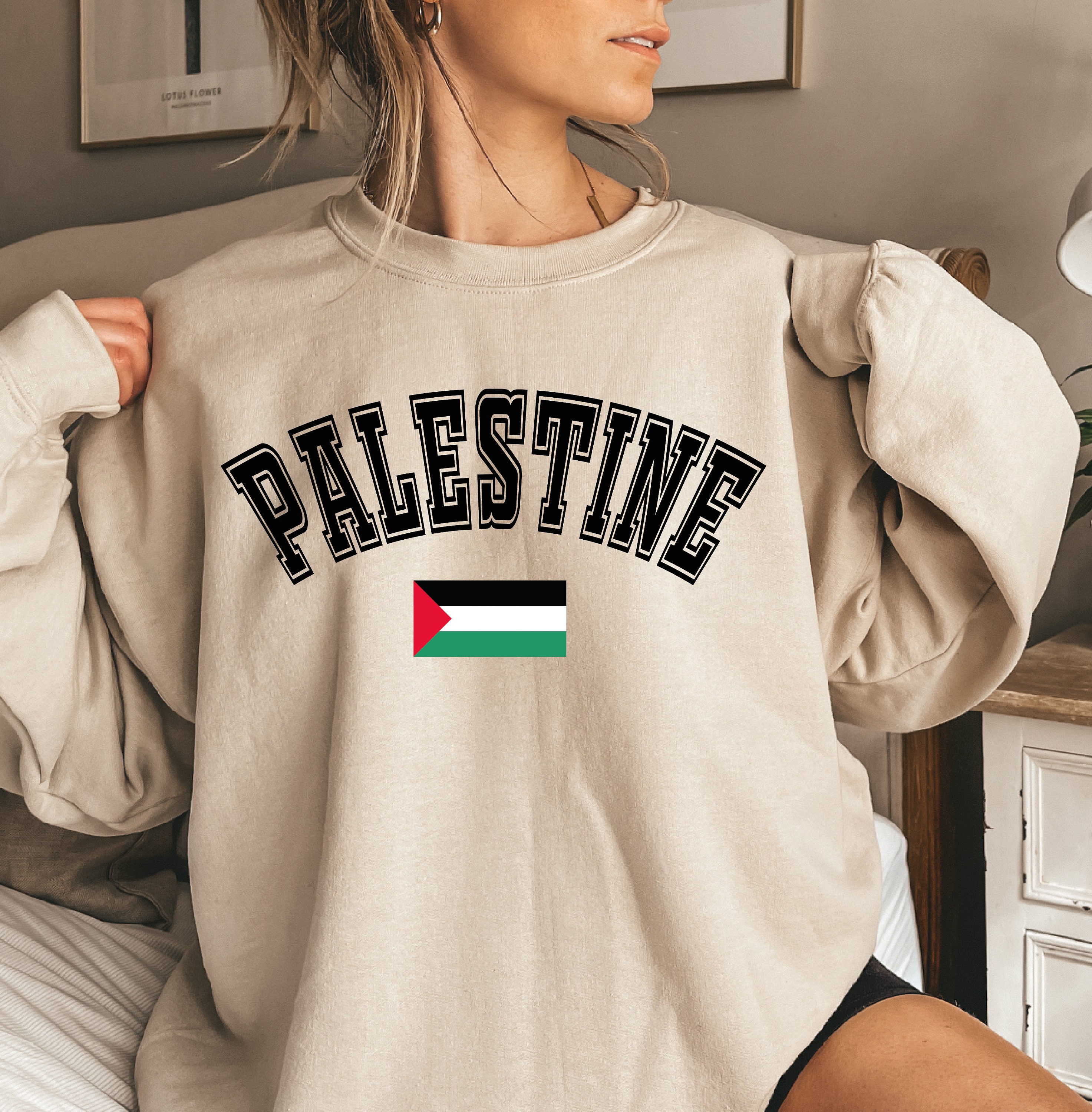 Palestine Svg, Free Palestine Png, Palestine Flag Crewneck, Stand With ...