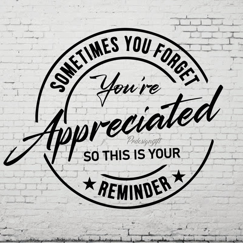 Appreciation Svg - Etsy