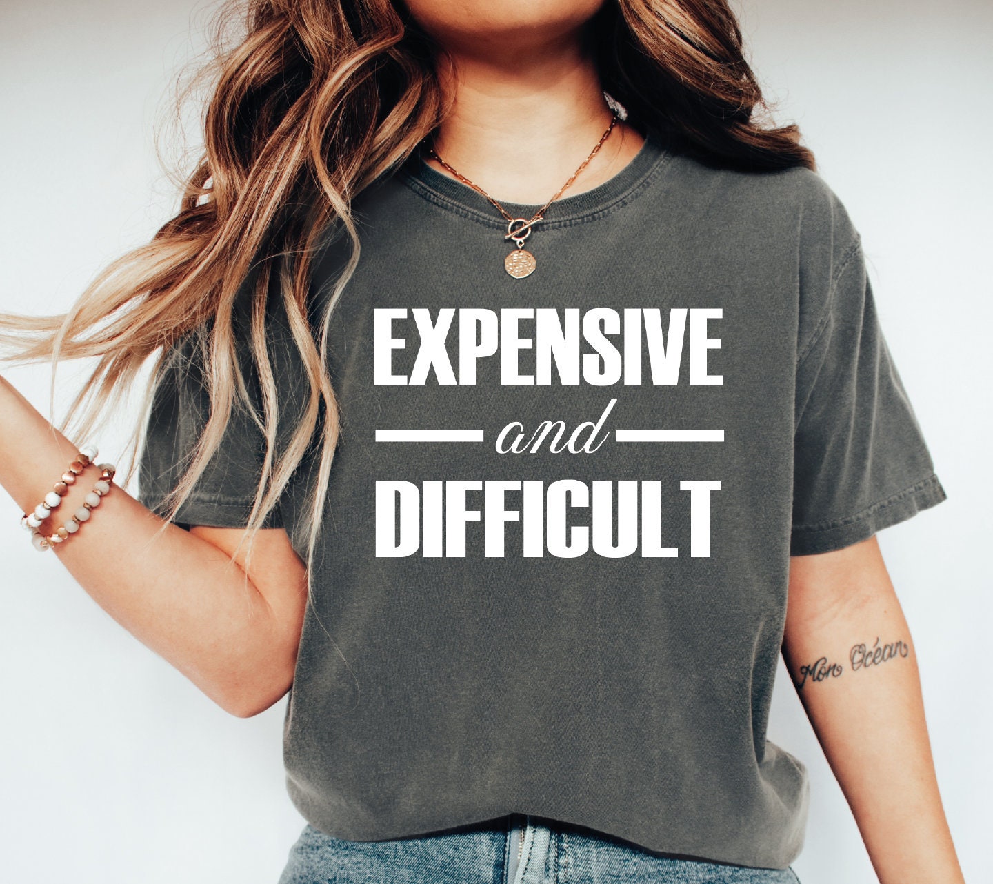 Expensive and Difficult SVG and PNG, Custom Girl Svg, Custom Girl Shirt ...