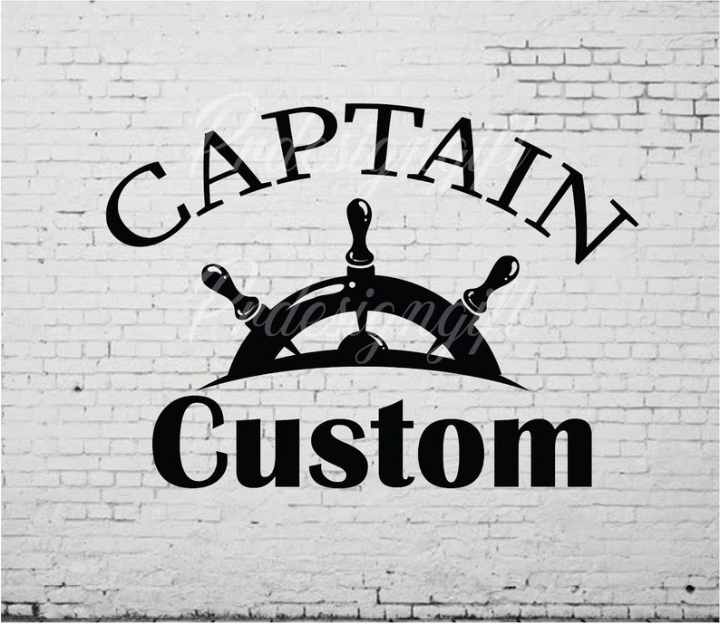 Custom Captain Svg and Png,personalized Sailing Boat Svg, Your Name Sweater Text, Custom ...