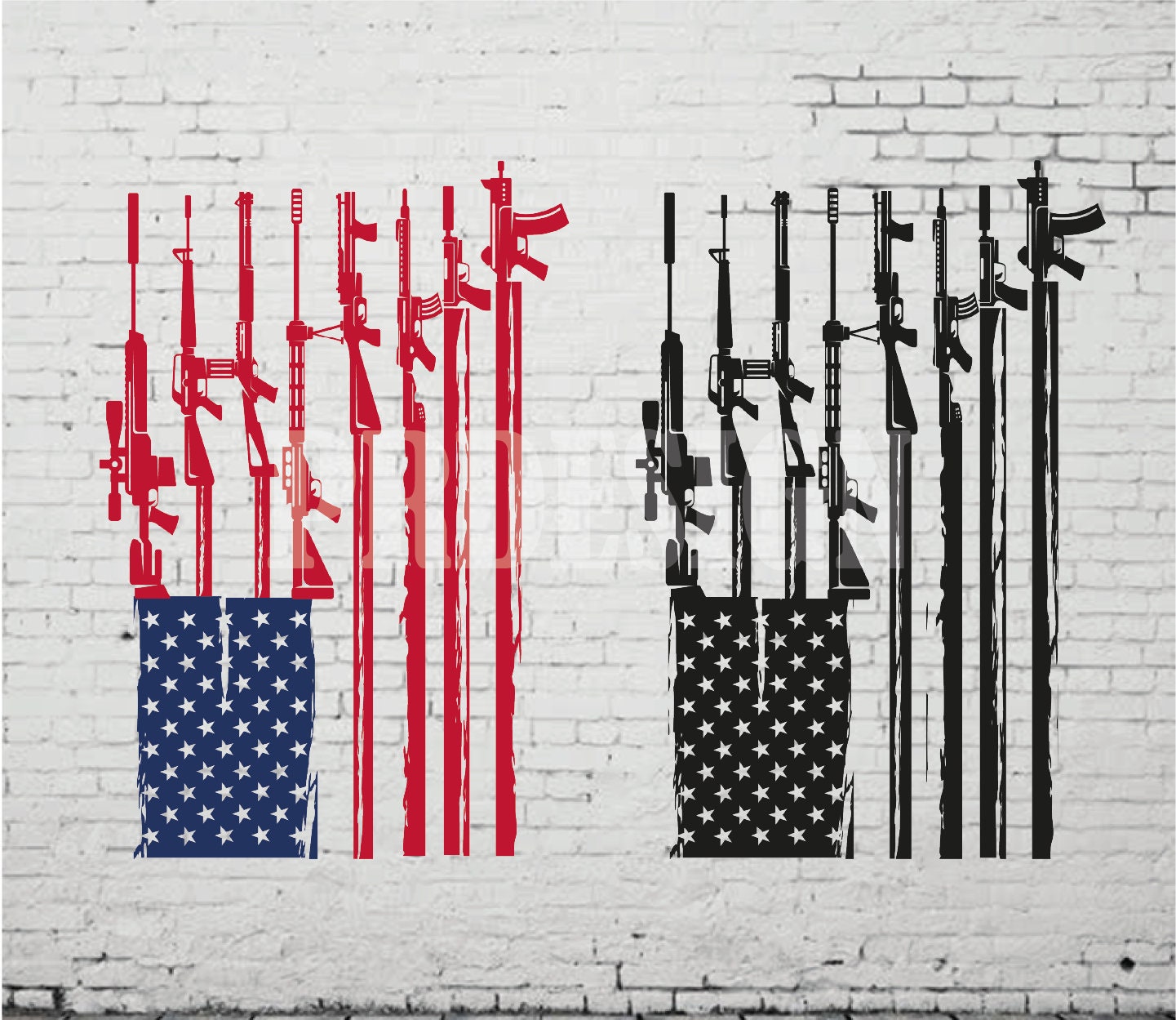 American Gun Flag SVG, Rifle Flag Design, Guns Svg Png, 2nd Amendment ...