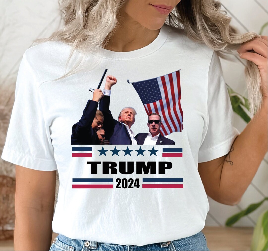 Trump Fight Svg and Png, Trump 2024 Design, Trump Shot Svg, Trump ...