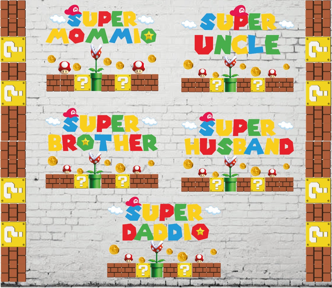 Super Family Bundle Svg , 5 Svg and and 5 Png Files , Super Mommio ...