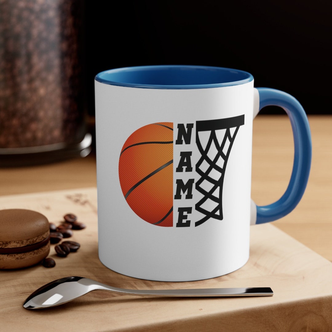 Personalized Basket Name Mug, Custom Basketball Name Shirt Design ...