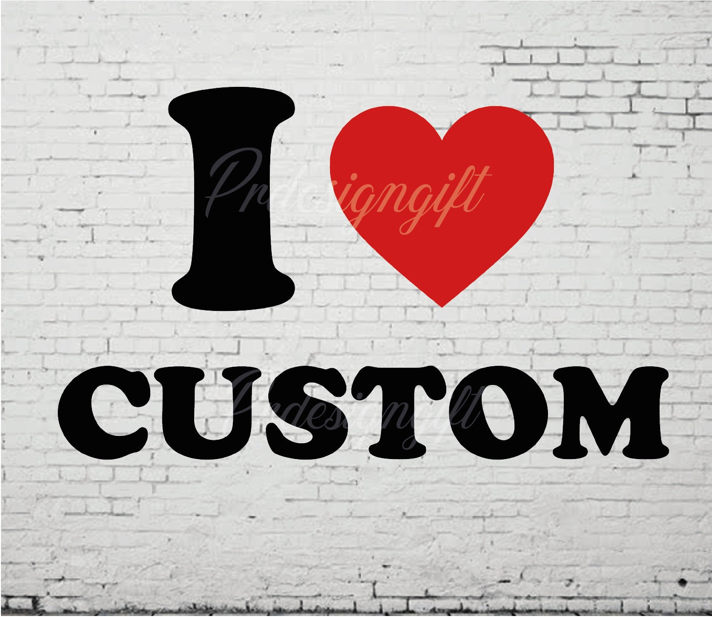 I Love Custom Svg,personalized I Love Custom Svg, I Heart Custom ...