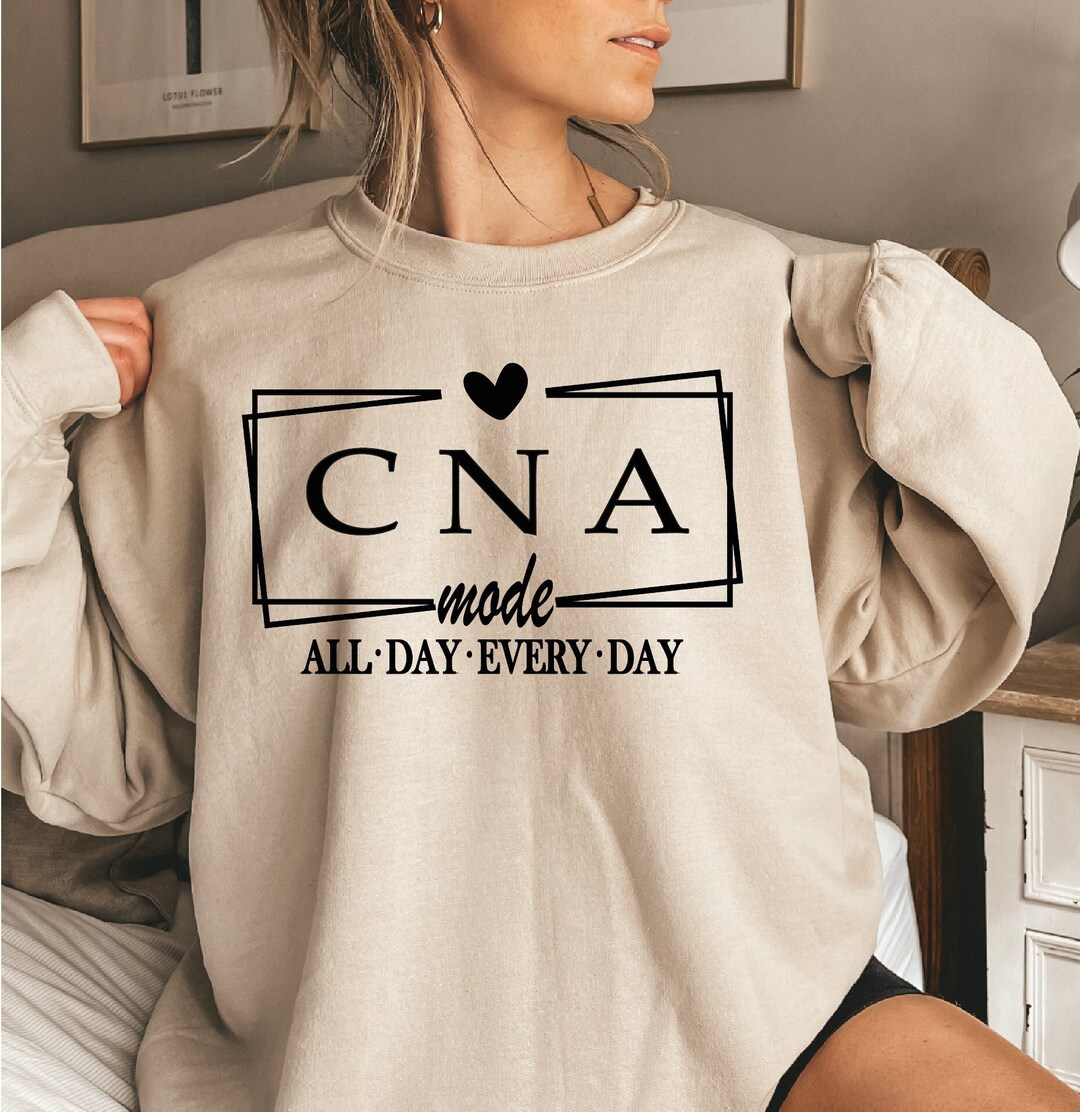 CNA Mode All Day SVG, Cna Life Design, Nurse Svg, Cna Shirt Svg, Gift ...