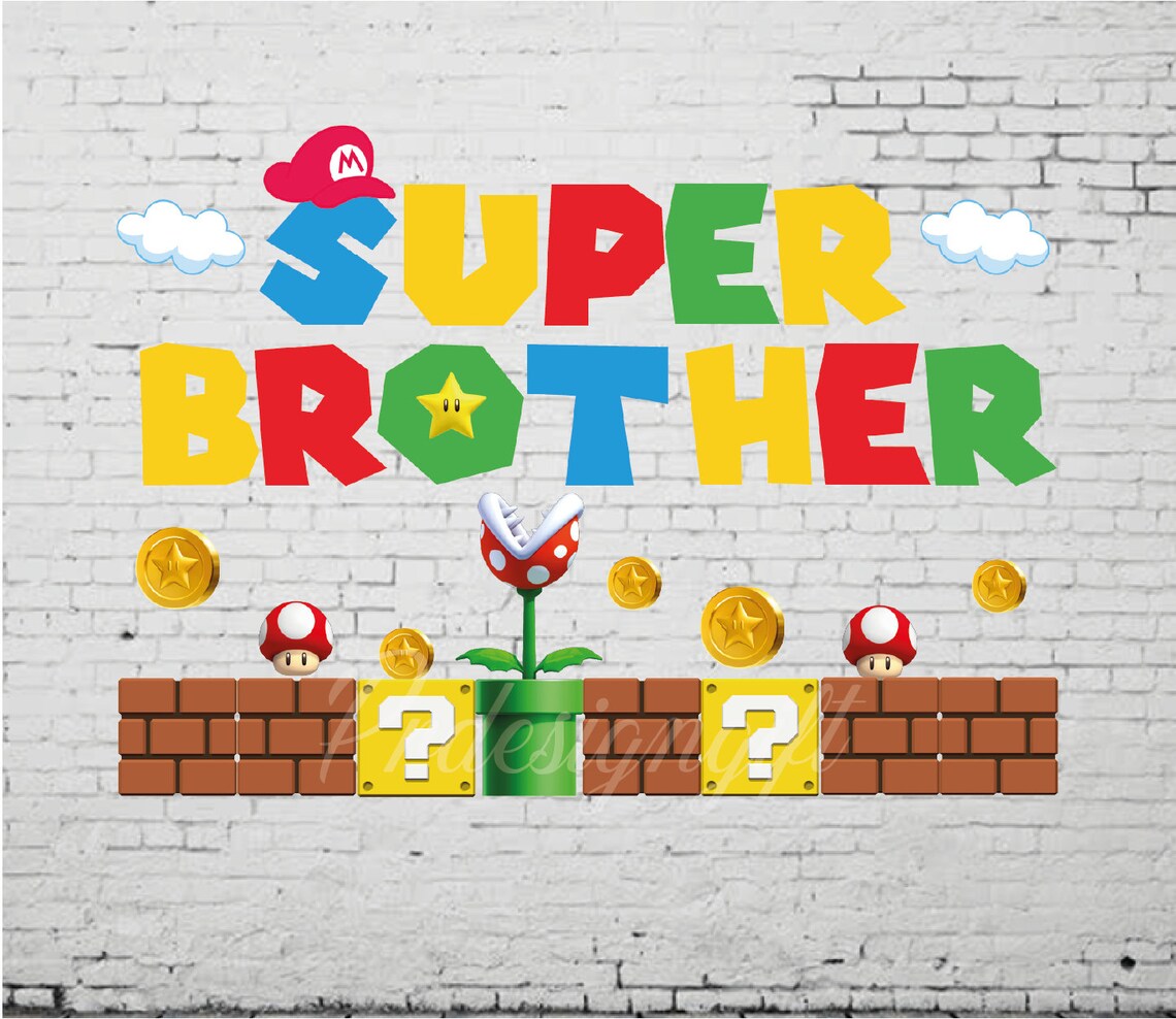 Super Brother Svg, Brother Png, Super Family Png, Funny Brother Png ...