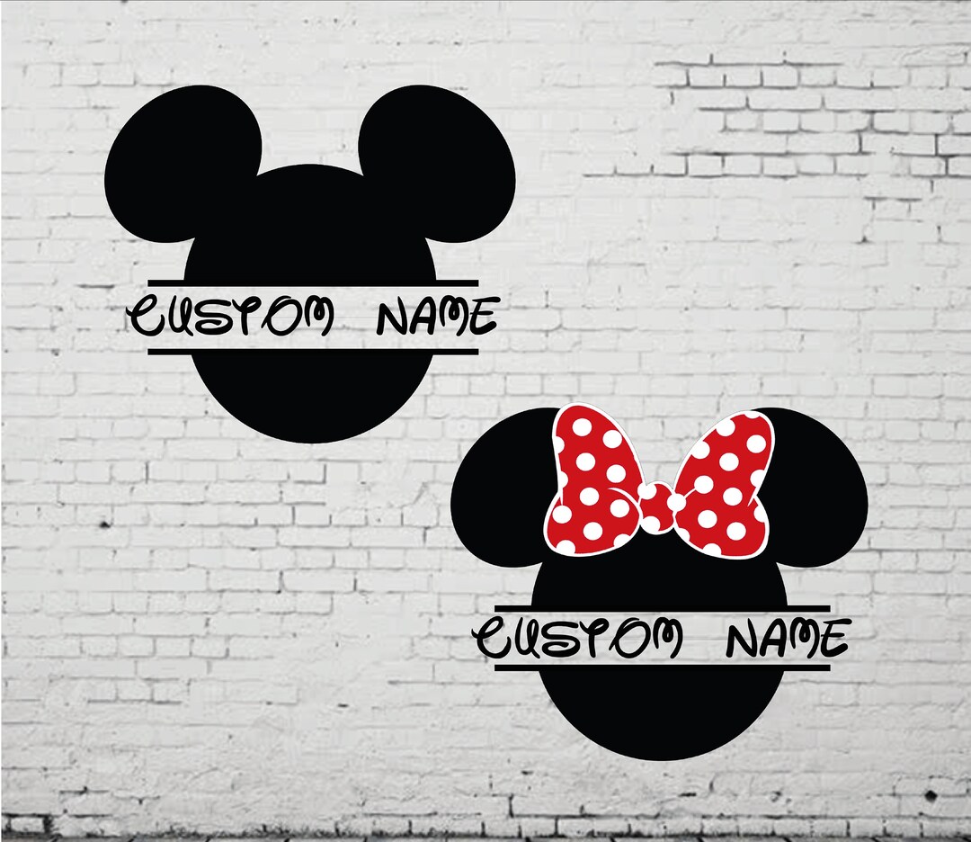 Custom Mouse Ears Svg, Mouse Matching Design, Magical Mouse Ears Custom ...