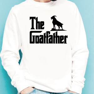The Goatfather Svg and Png, Funny Goat Father Design, Goat Owner Gift ...