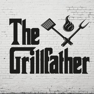 Grillfather Svg and Png, Father Svg, Grill Svg, Dad Shirt Svg, Father ...