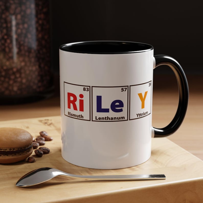 Elements Mug, Custom Periodic Table Gift, Science Mug, Funny Chemistry ...