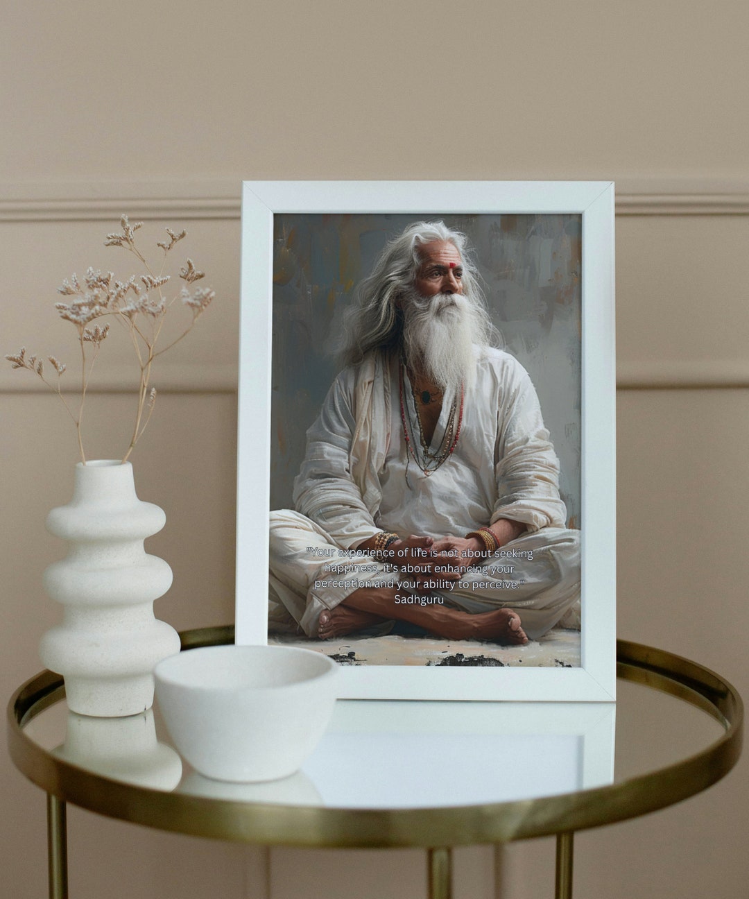 Sadhguru Wall Art, Motivational Quote, Inspirational Art, Digital ...