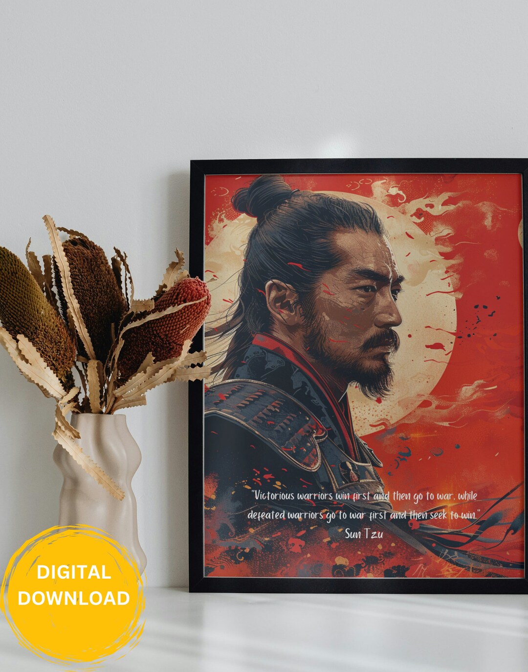 Sun Tzu Wall Art, Sun Tzu Quote, Sun Tzu, Motivational Quote ...