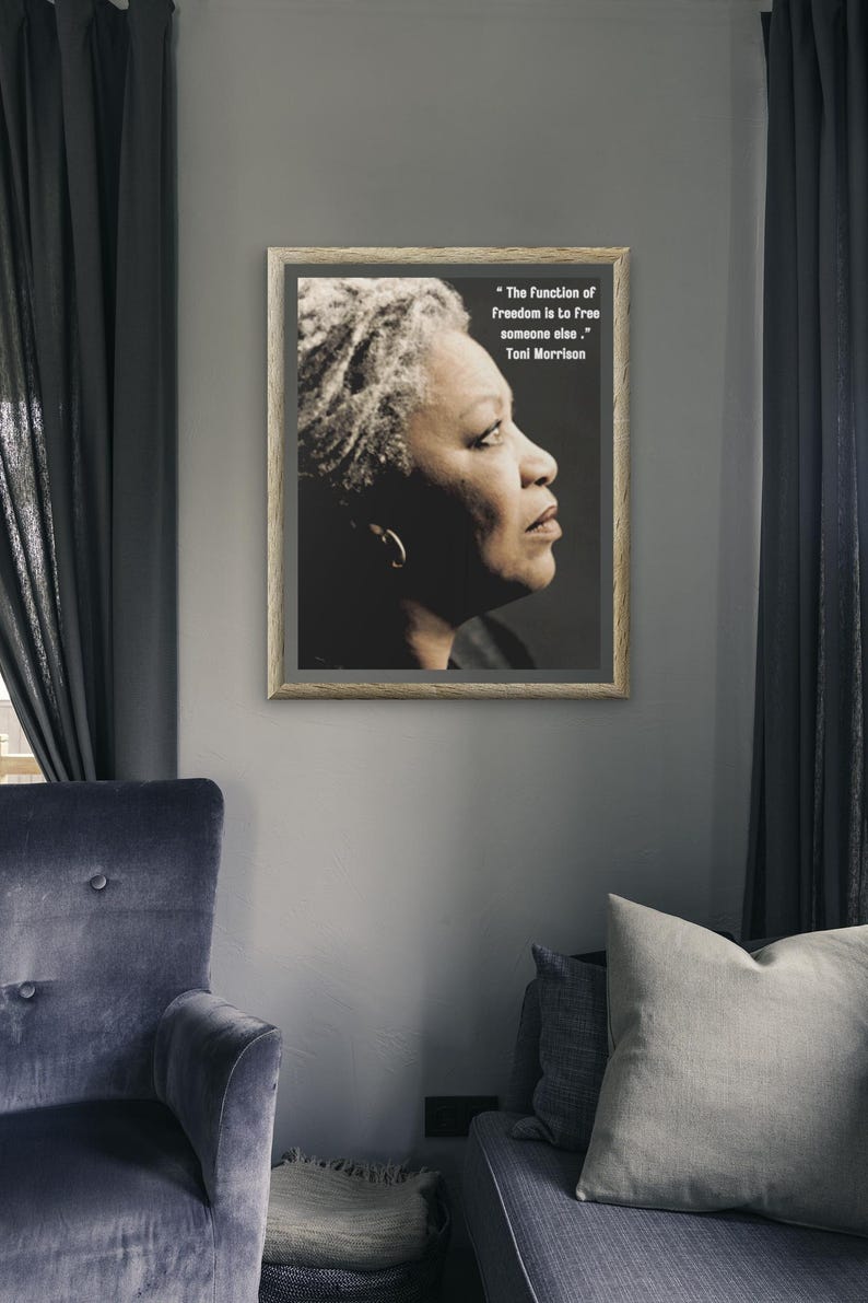 Toni Morrison, Quotes, Motivational, Inspirational, Wall Art, Art ...