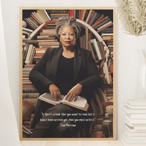 Toni Morrison Wall Art, Motivational Art, Inspirational Art, Wall Art ...