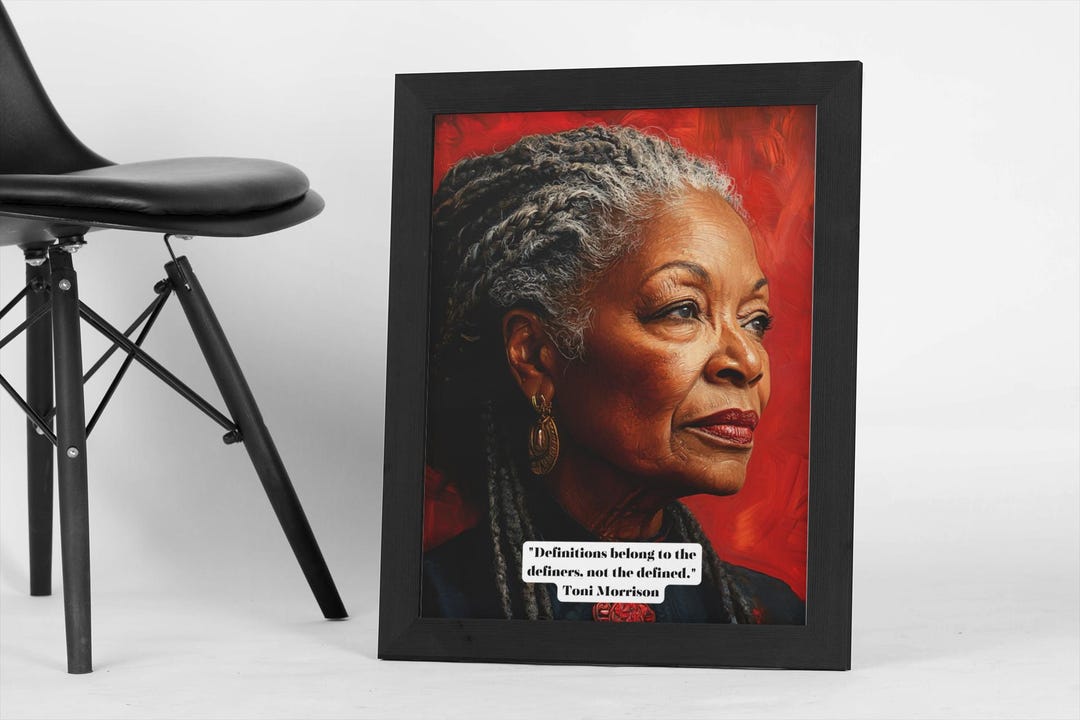 Toni Morrison, Motivational, Inspirational, Quotes, Wall Art, Poster ...