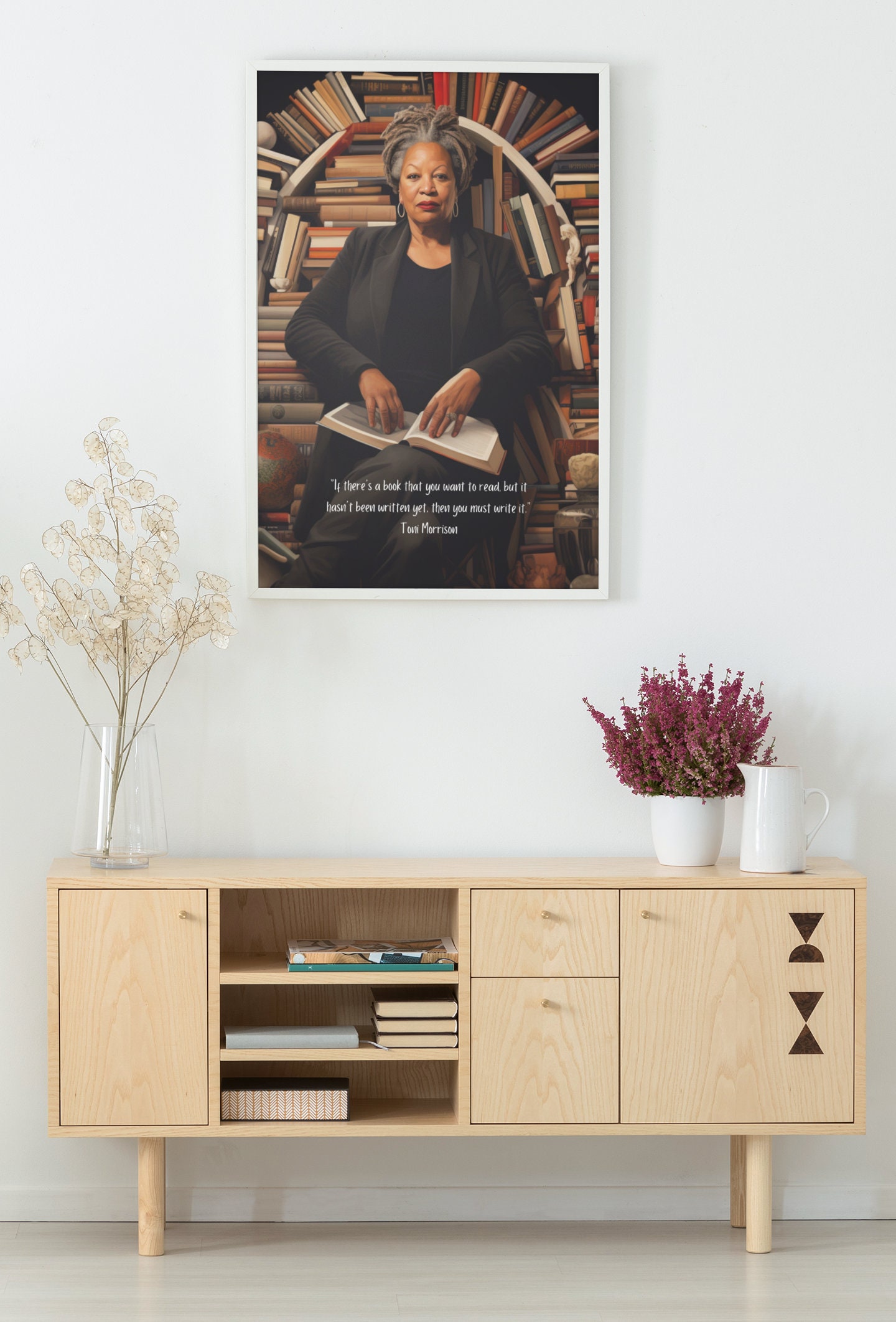Toni Morrison Wall Art, Motivational Art, Inspirational Art, Wall Art ...