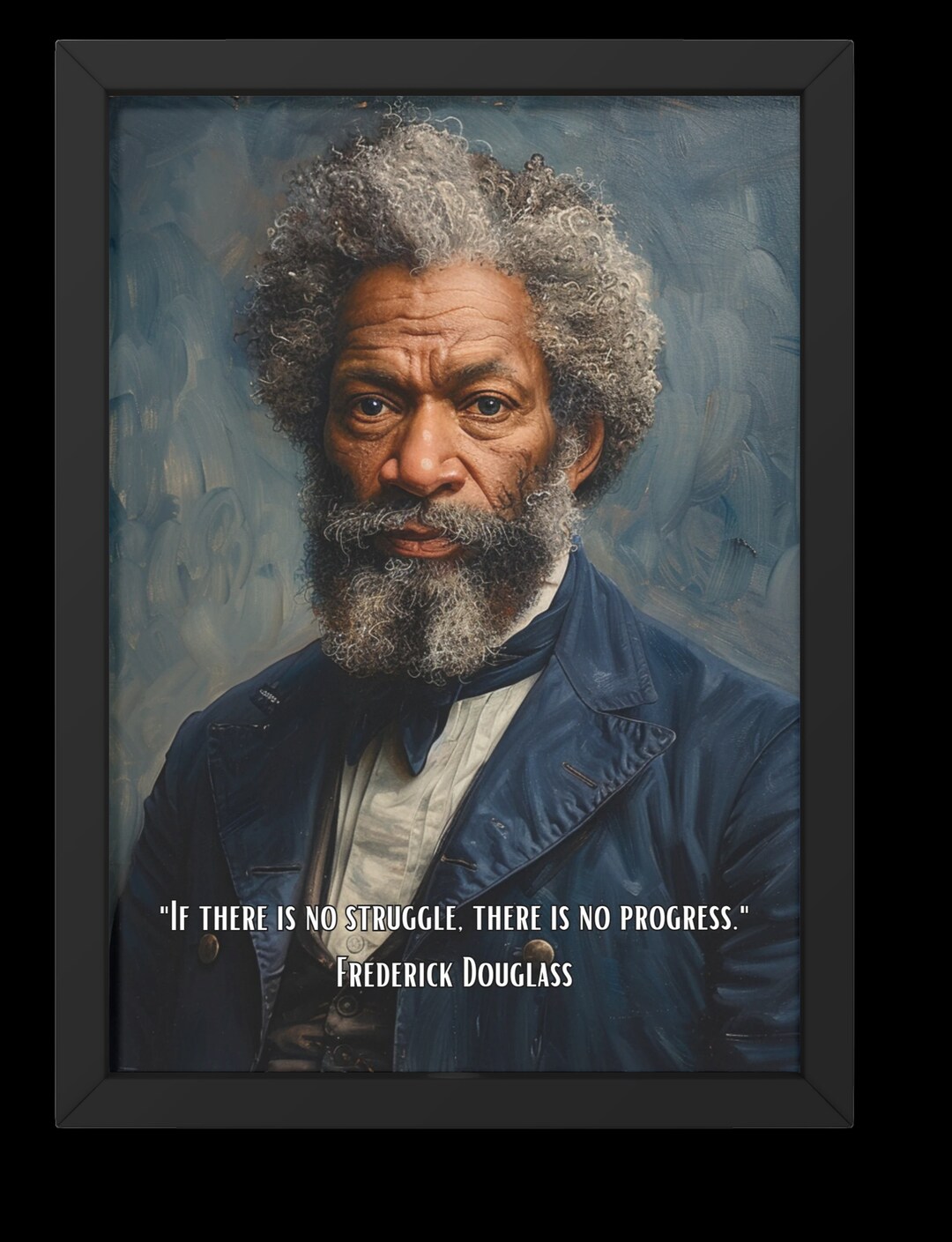 Frederick Douglass Wall Art, Motivational Art, Motivational Quote ...