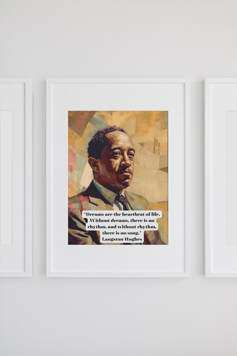 Langston Hughes, Motivational, Quotes, Inspirational, Wall Art, Home ...