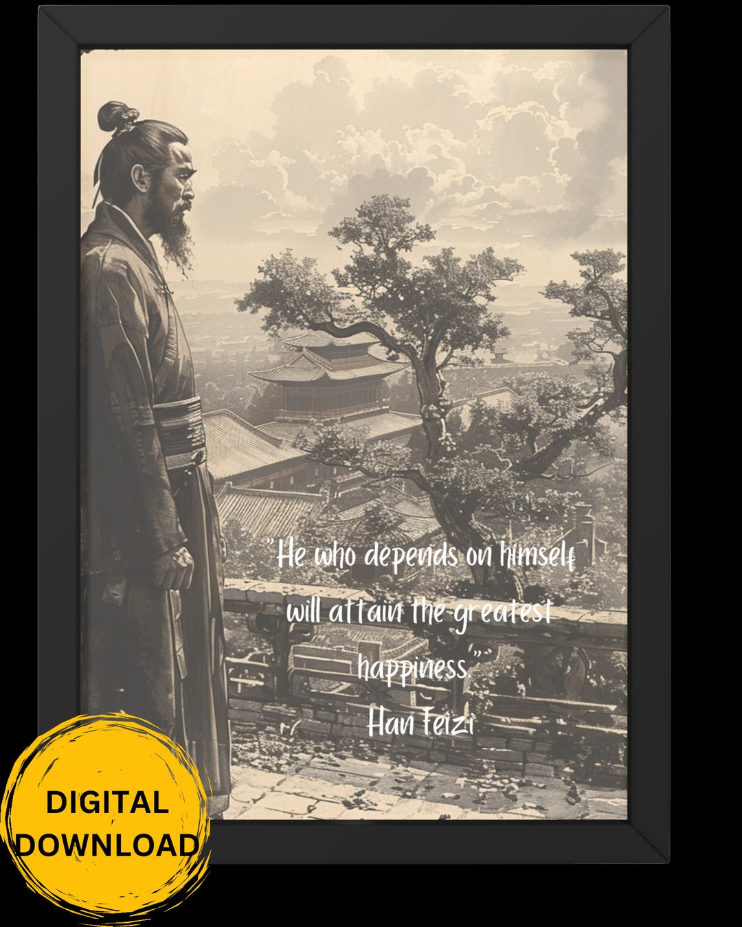 Han Feizi Wall Art, Motivational Art, Motivational Quote, Inspirational ...