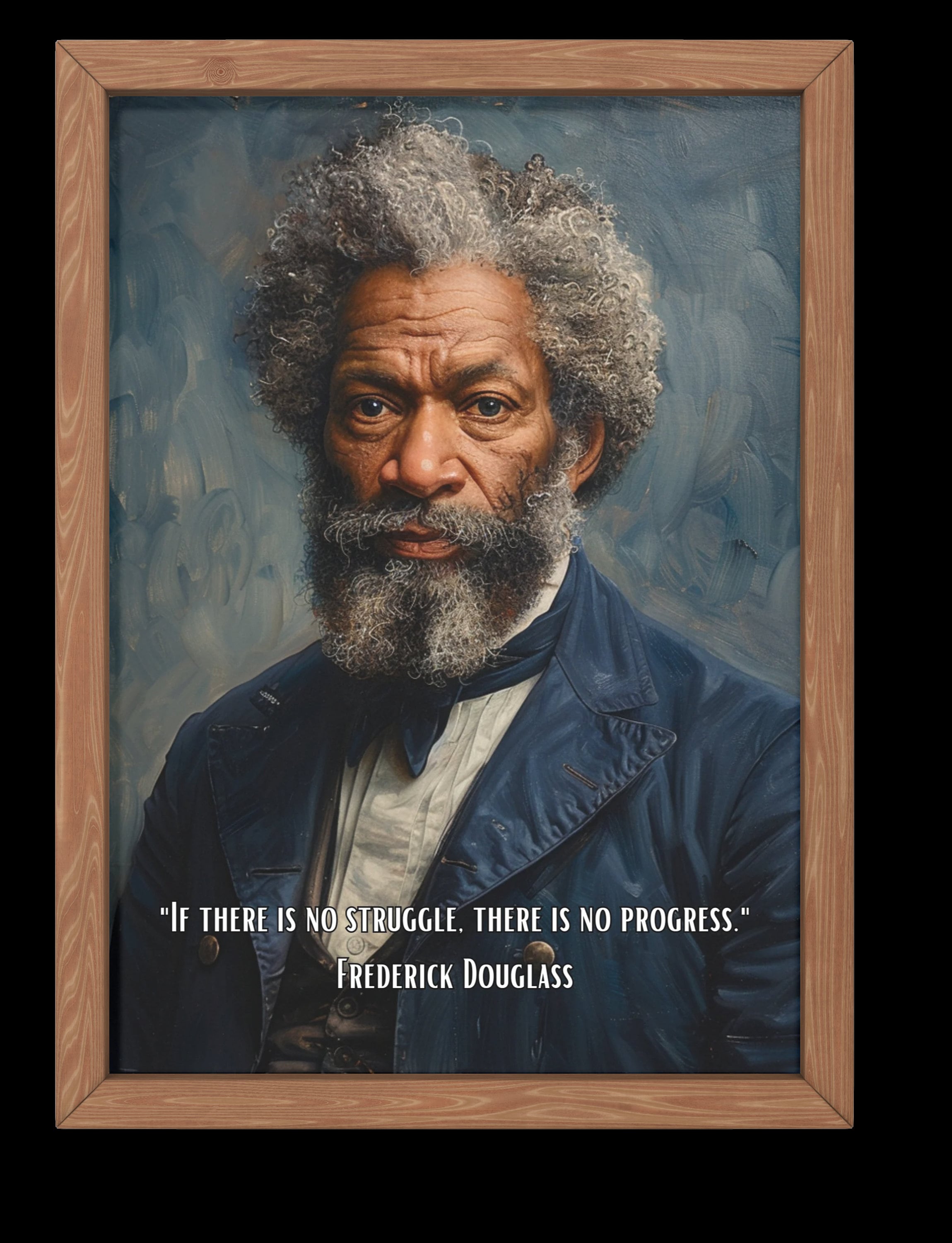 Frederick Douglass Wall Art, Motivational Art, Motivational Quote ...