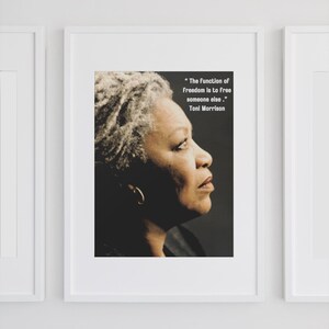 Toni Morrison, Quotes, Motivational, Inspirational, Wall Art, Art ...
