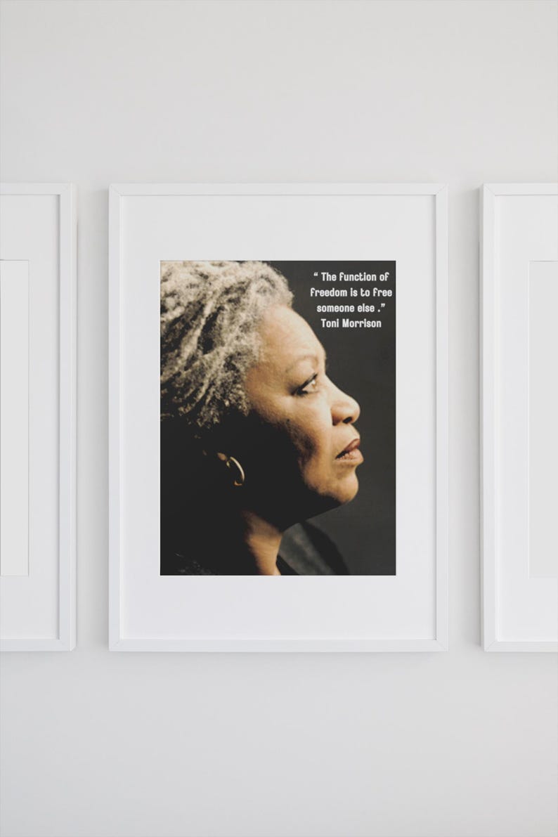 Toni Morrison, Quotes, Motivational, Inspirational, Wall Art, Art ...