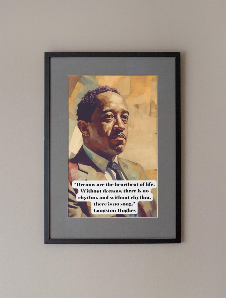 Langston Hughes, Motivational, Quotes, Inspirational, Wall Art, Home ...