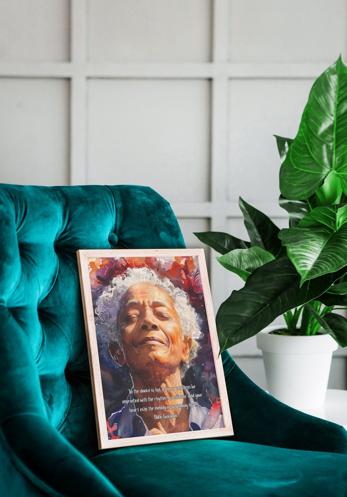 Nikki Giovanni Wall Art, Motivational Art, Inspirational Quote, Digital ...