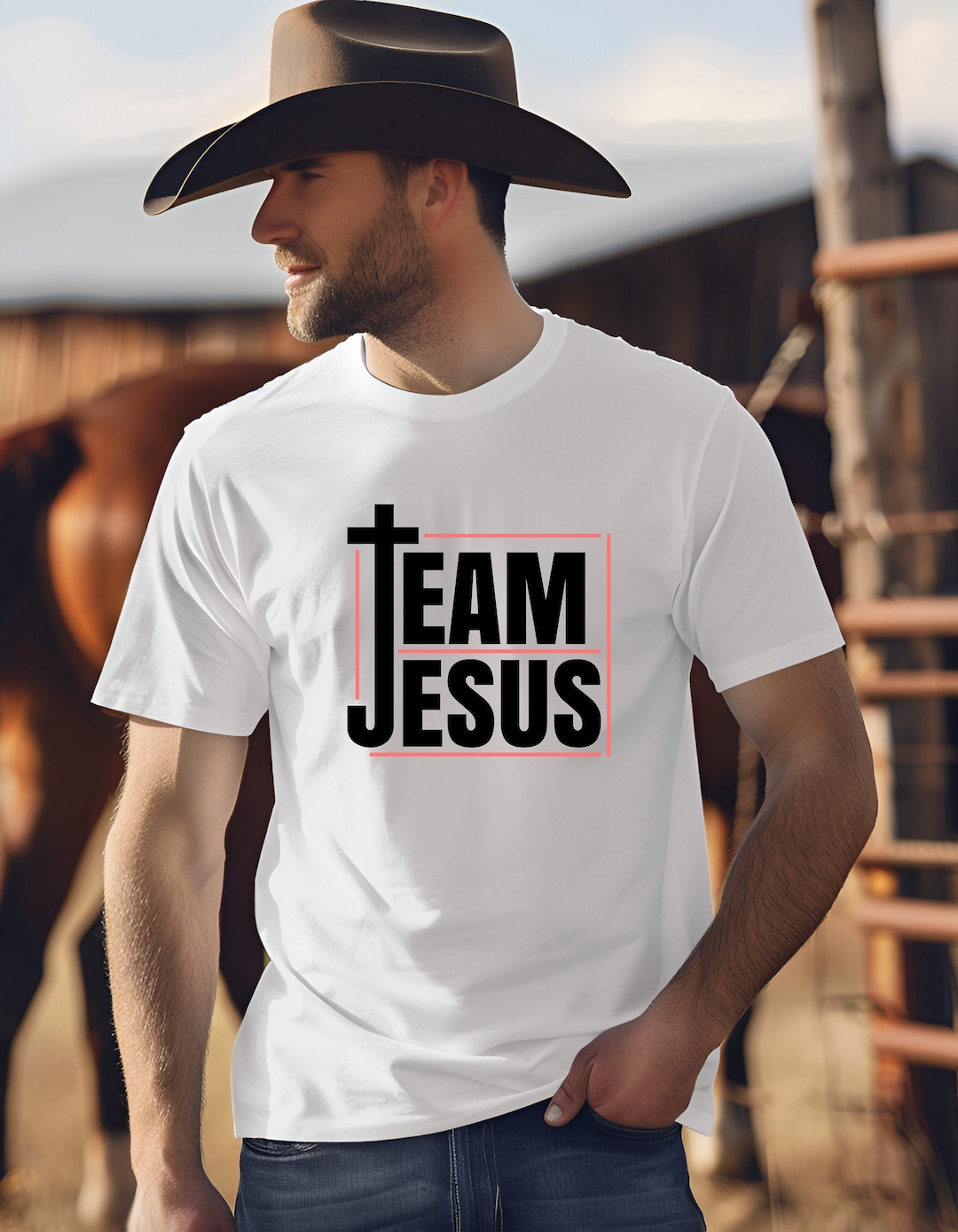 The Cross Team Jesus Unisex Christian T- Shirt, Faith T-shirts - Etsy