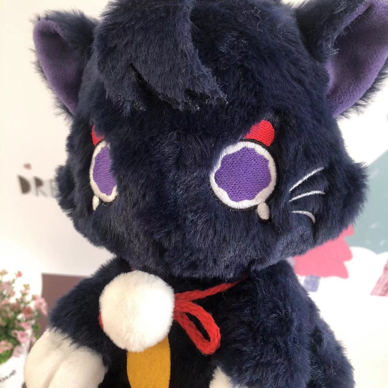 Genshin Impact Scaramouche Plush Toy Black Cat - Etsy
