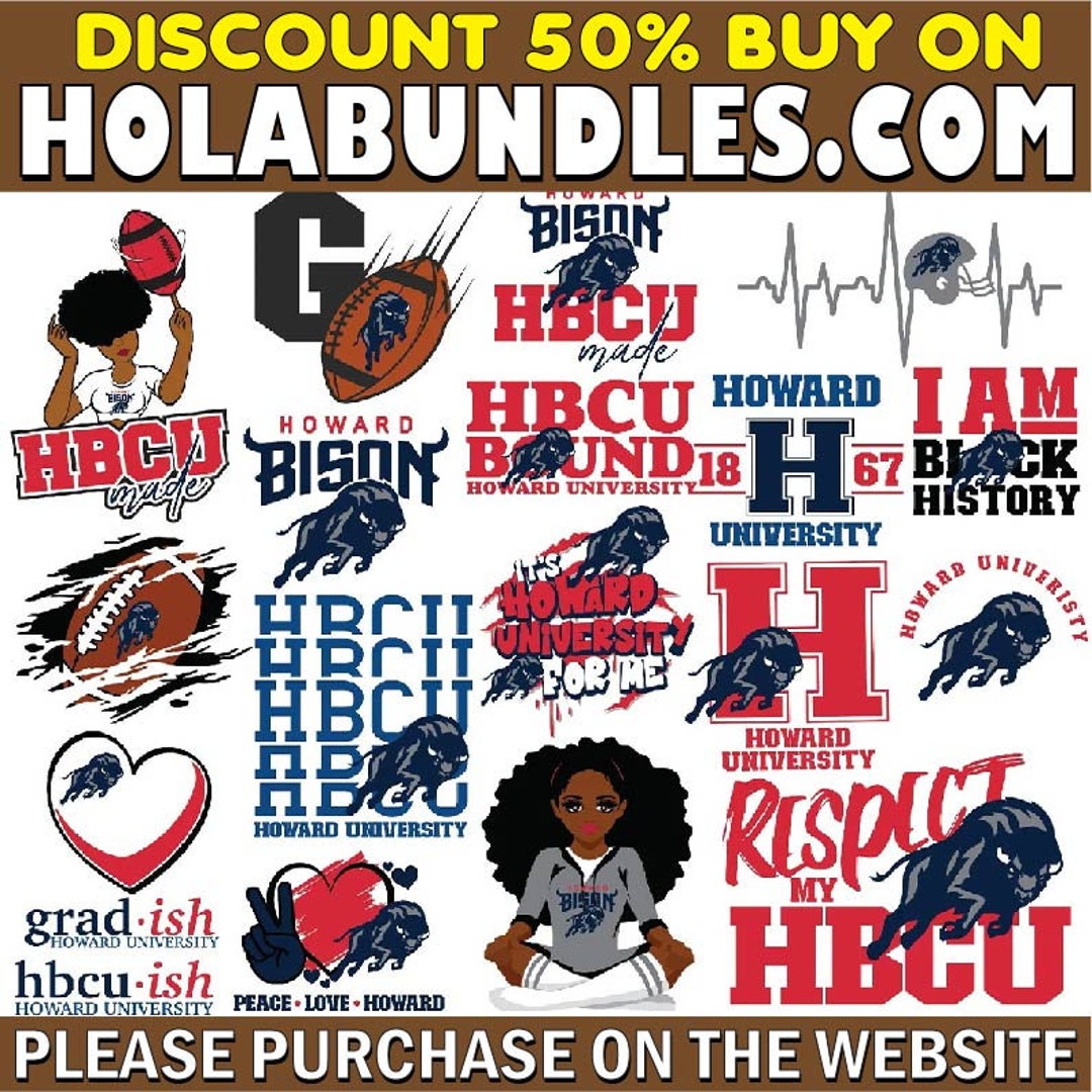 Howard University Svg, Hbcu Svg Bundle, HBCU Svg, Historically Black ...