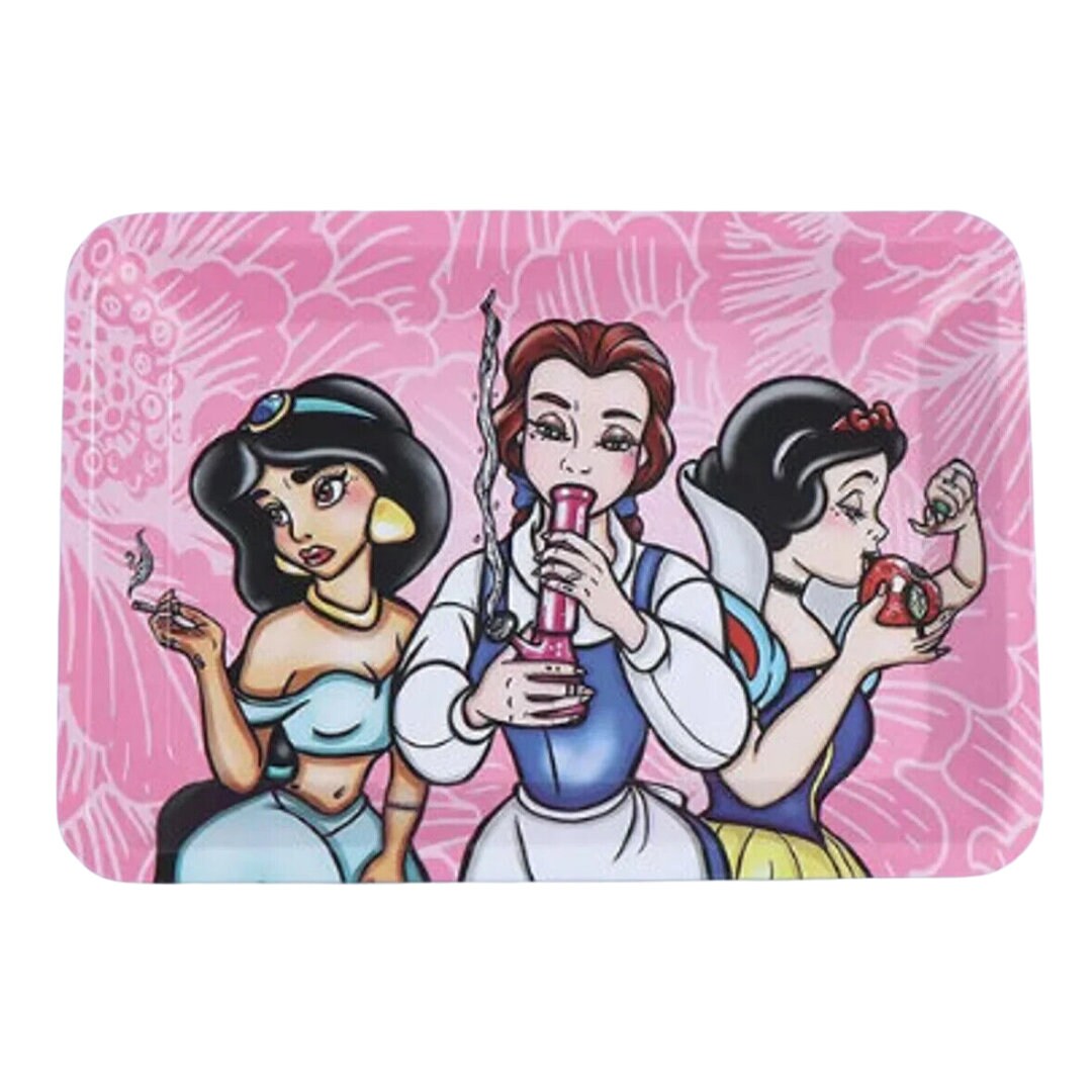 Pink Anime Princess Metal Rolling Tray | Size 18x12.5cm | Gift - Etsy