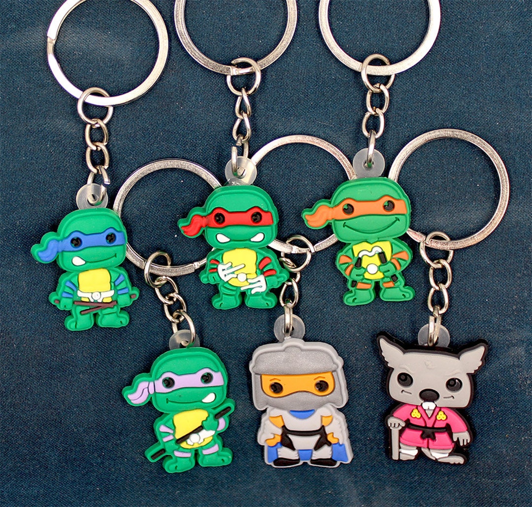 Custom Made Teenage Mutant Ninja Turtles Keychain / Keyring Backpack ...