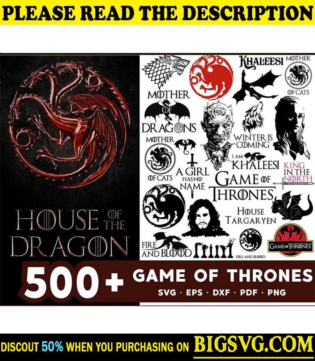 500 Game of Throne SVG Bundle, Svg Cut Files for Cricut, Svg Files for ...