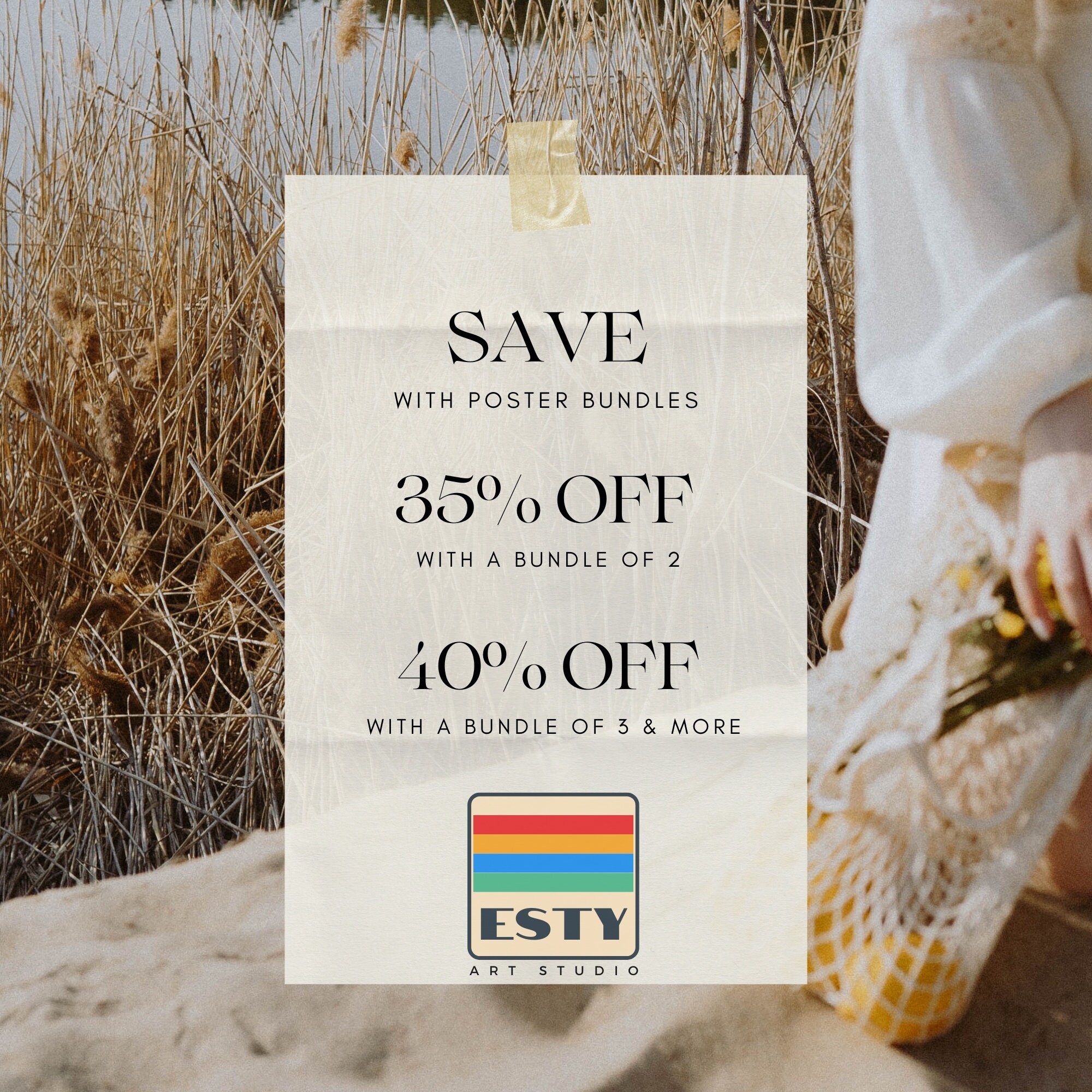 Modern Botanical Abstract Poster, Geometric Circle Wall Art, Minimalist ...