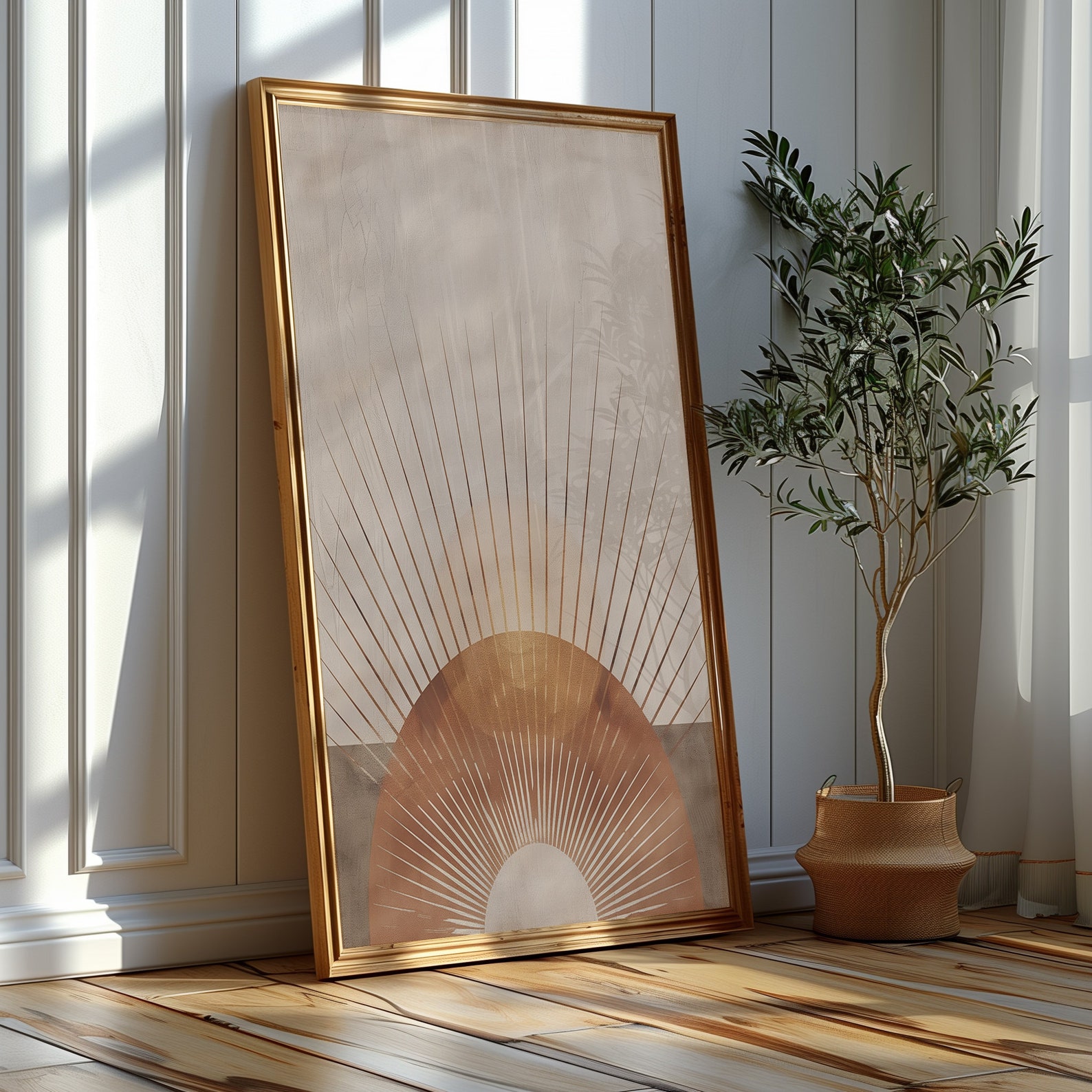 Boho Poster, Golden Hour, Radiant Dawn Art Series - Set of Three ...