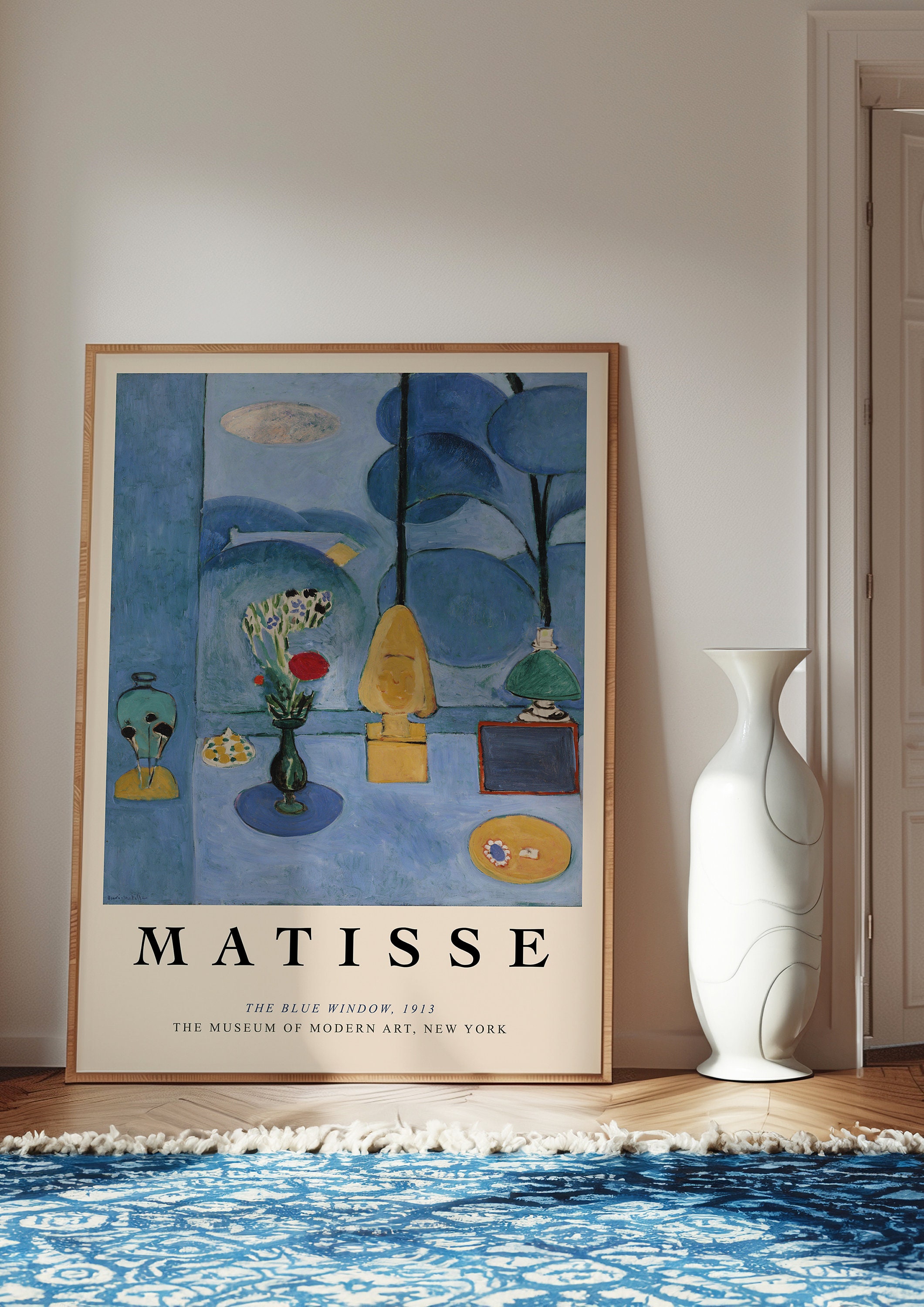Henri Matisse the Blue Window Poster, Museum of Modern Art, Iconic Art ...