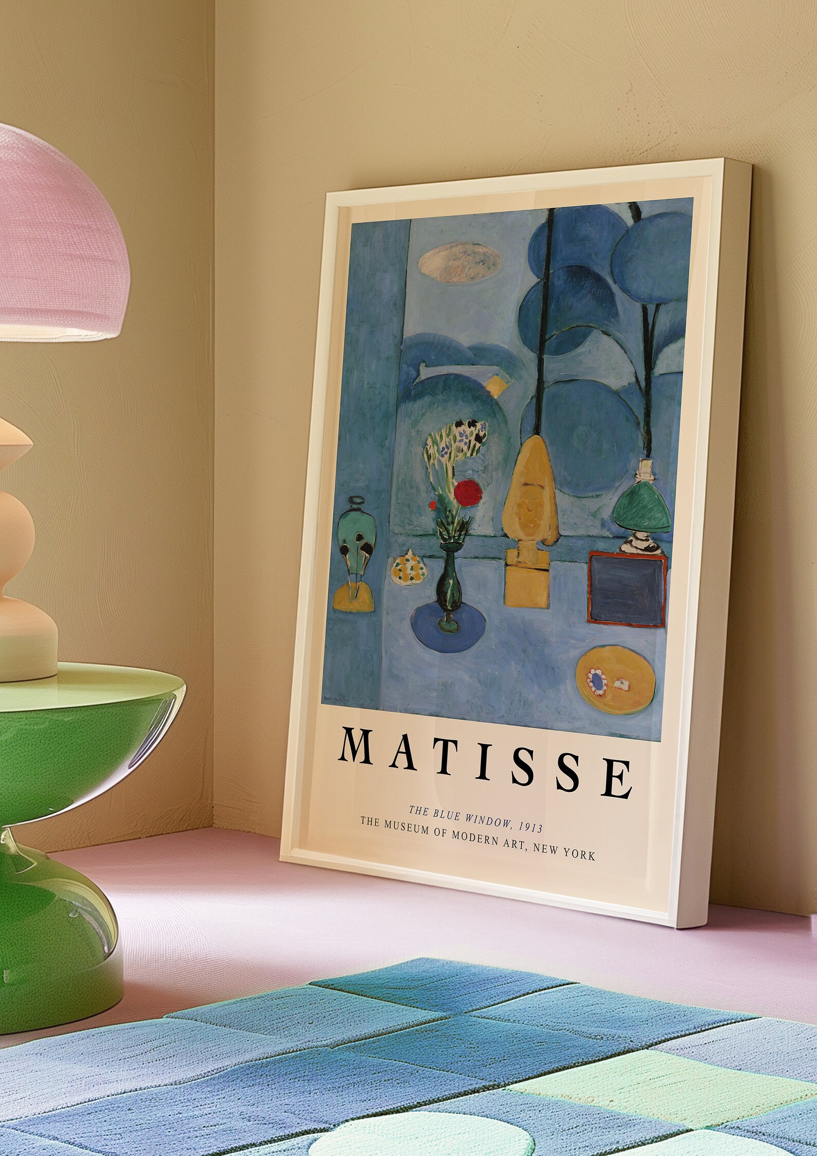 Henri Matisse the Blue Window Poster, Museum of Modern Art, Iconic Art ...